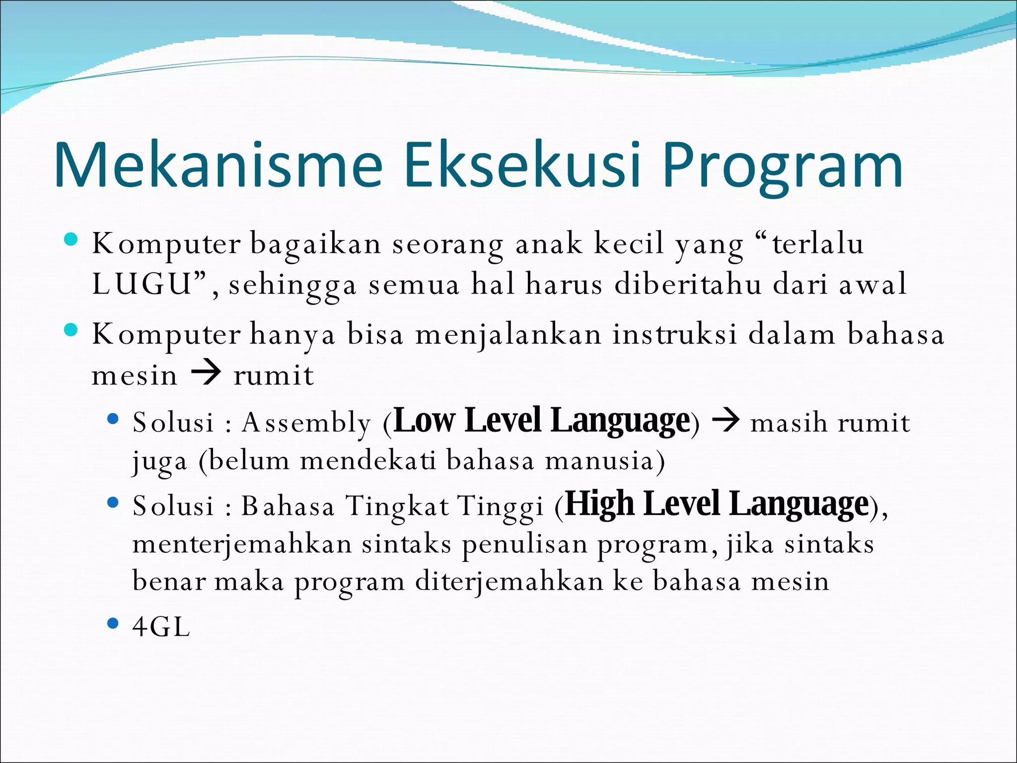 Bab 1a Paradigma Bahasa Pemrograman | PPT