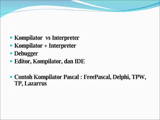 Bab 1a Paradigma Bahasa Pemrograman | PPT