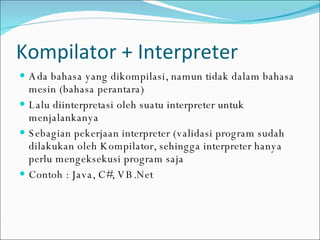 Bab 1a Paradigma Bahasa Pemrograman | PPT