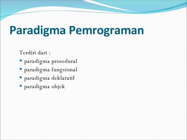 Bab 1a Paradigma Bahasa Pemrograman | PPT