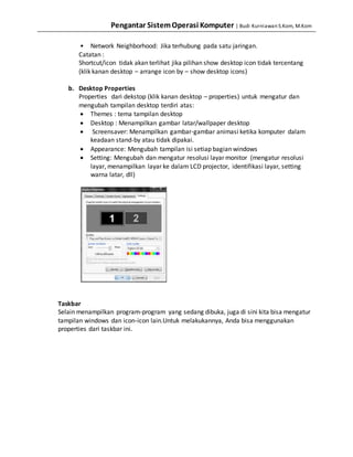 Mengenal Sistem Operasi Windows | PDF