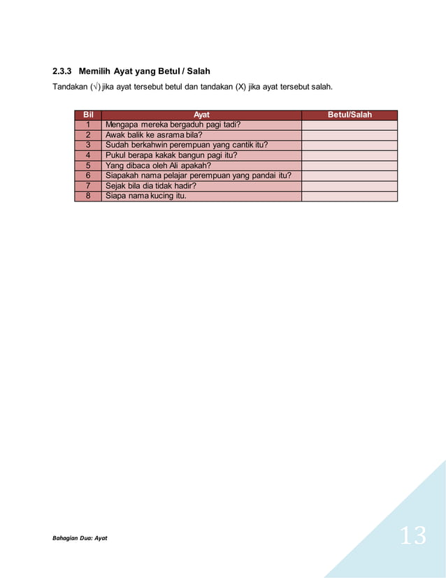 Bab 2-ayat-tanya | DOCX