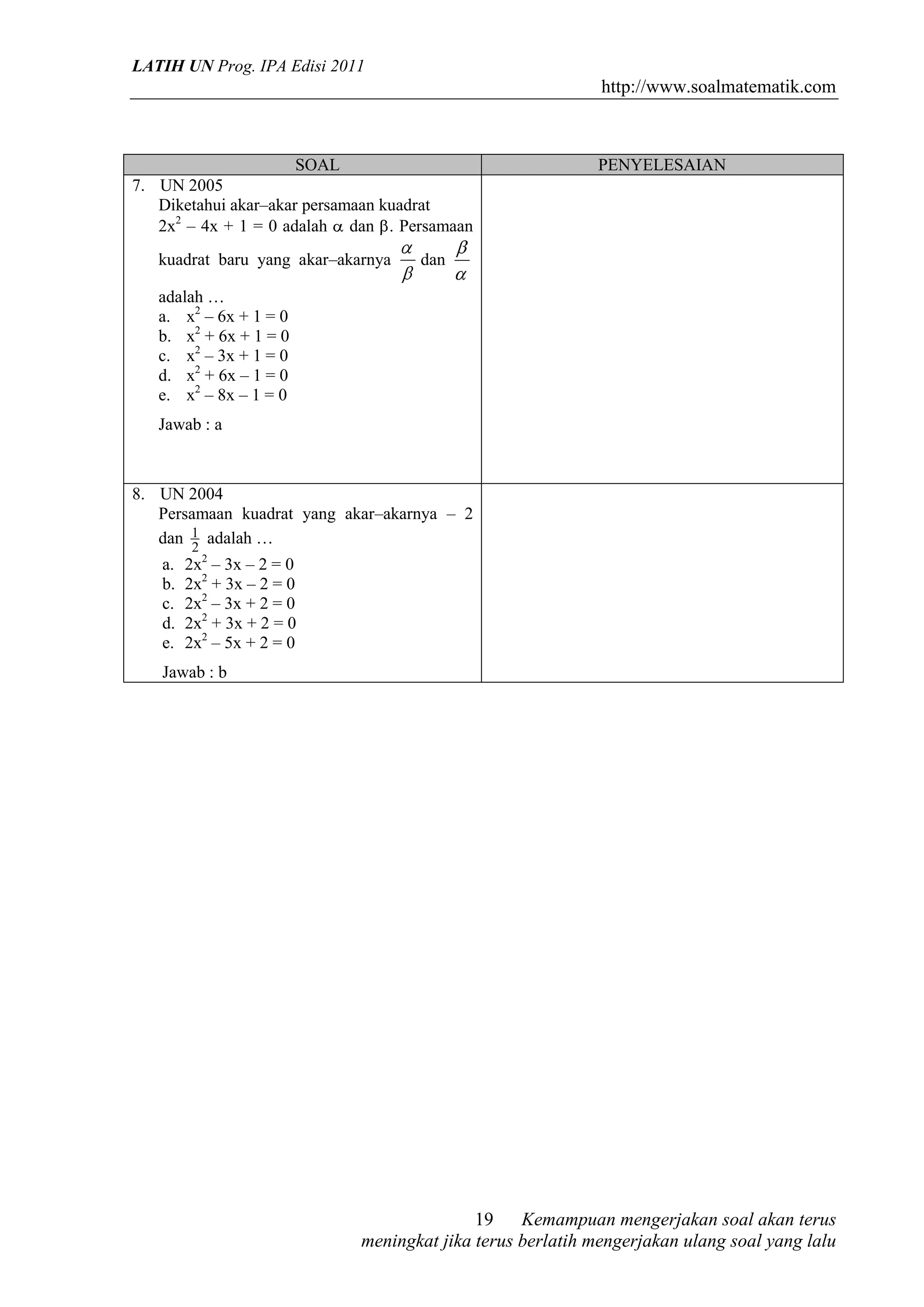Bab 2-fungsi-kuadrat | PDF