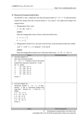 Bab 2-fungsi-kuadrat | DOC