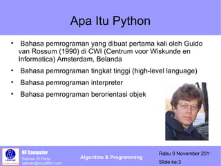 Bab 2-intro-python | PPT