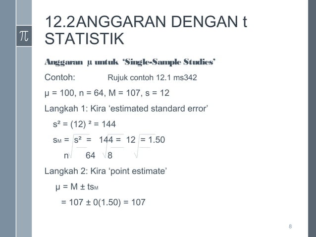 Bab 12 estimation | PPT