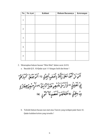 Bab 9 Hukum Bacaan Nun Mati dan Mim Mati | PDF