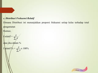 Bab.5 distribusi frekuensi | PPT