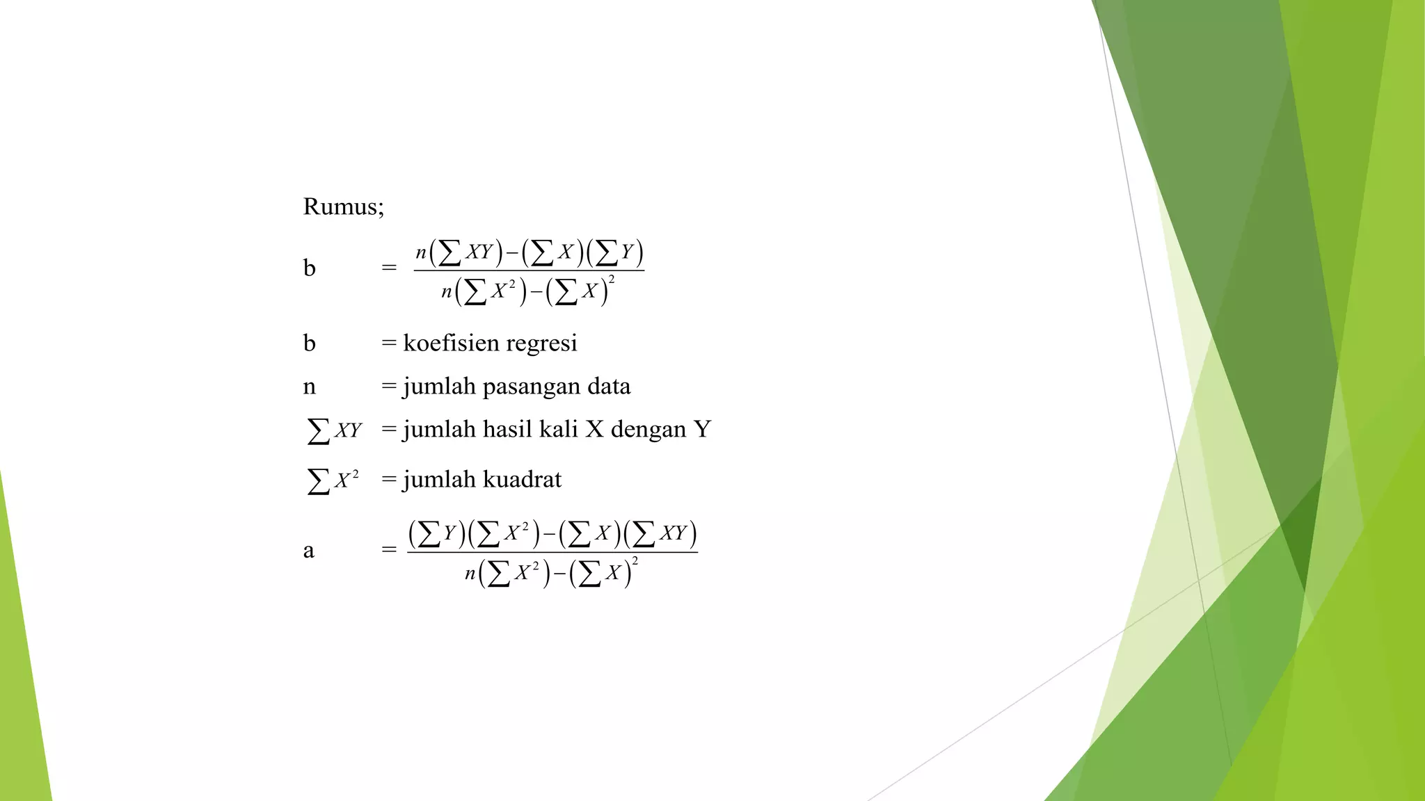 Bab. 9 regresi linear sederhana.1 | PDF
