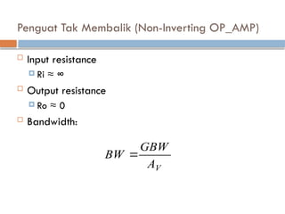 bab-2,3 OPERASIONAL AMPLIFIER (OP-AMP)_fix.pptx