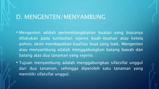BAB.6 PERBANYAKAN TANAMAN.pola tanam. hama penyakit tanamanpptx | PPTX