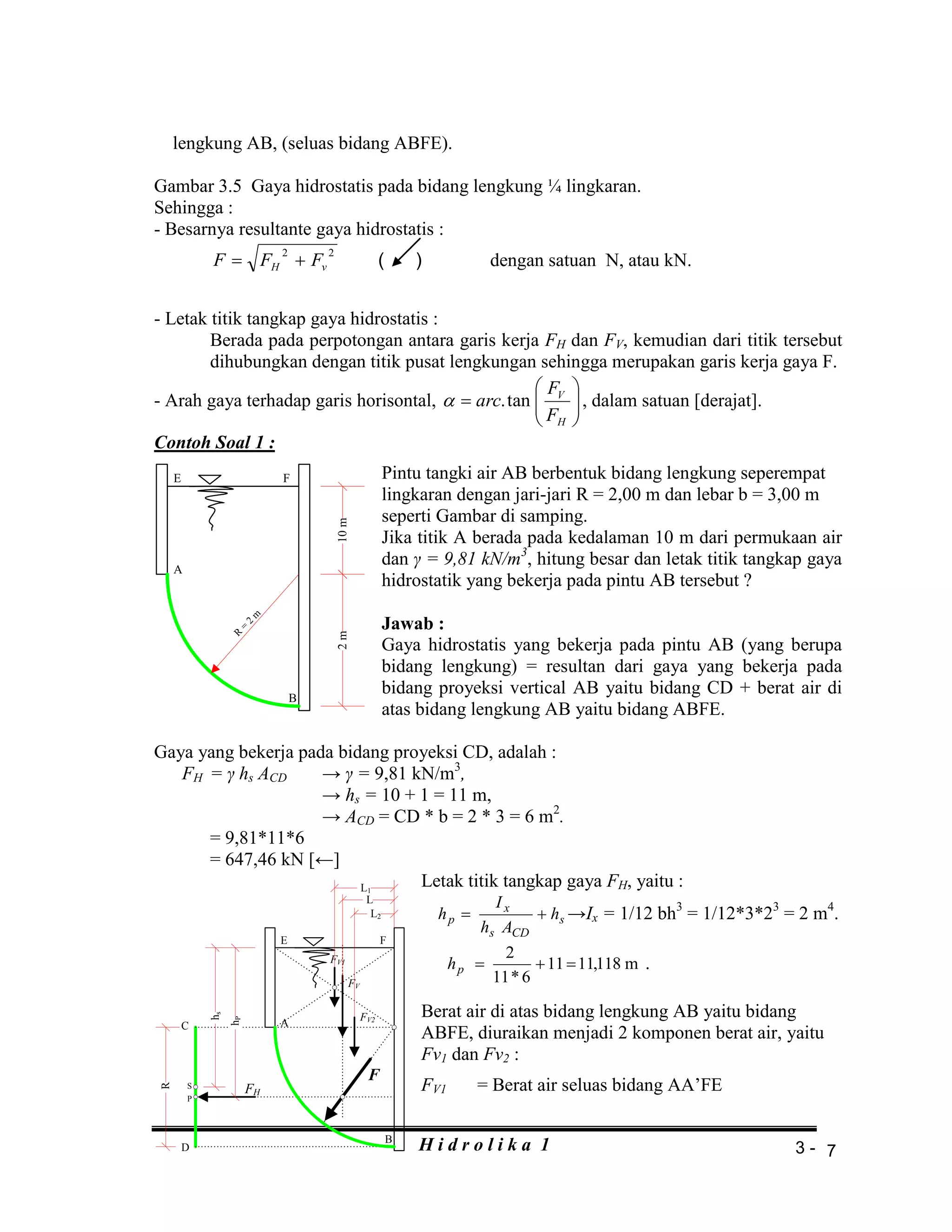 Bab 3-hidrostatika | PDF