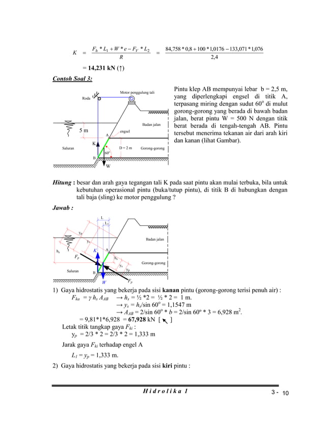 Bab 3-hidrostatika | PDF