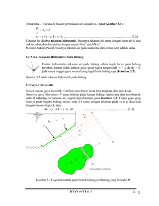 Bab 3-hidrostatika | PDF