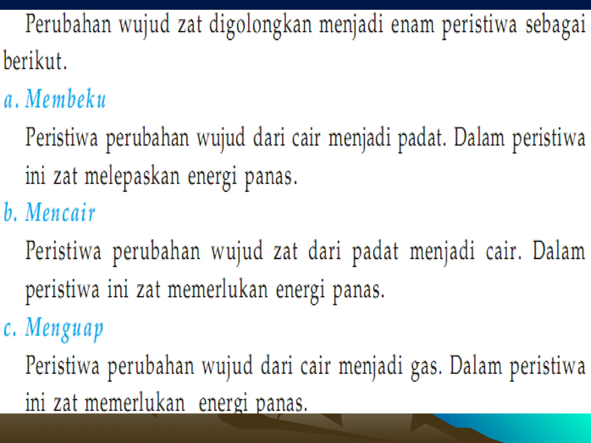 materi konsep zat kelas x mapel ipas.... | PPT