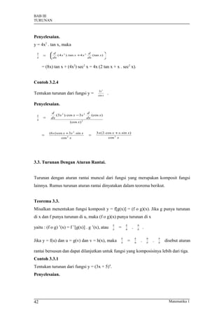 Bab 3-turunan | PDF