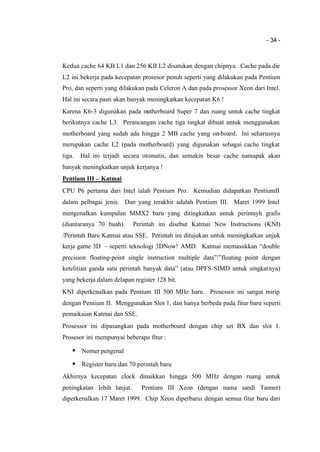 Bab 3 perkembangan prosesor | PDF