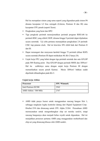Bab 3 perkembangan prosesor | PDF