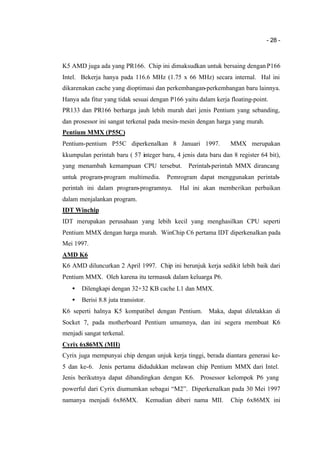 Bab 3 perkembangan prosesor | PDF