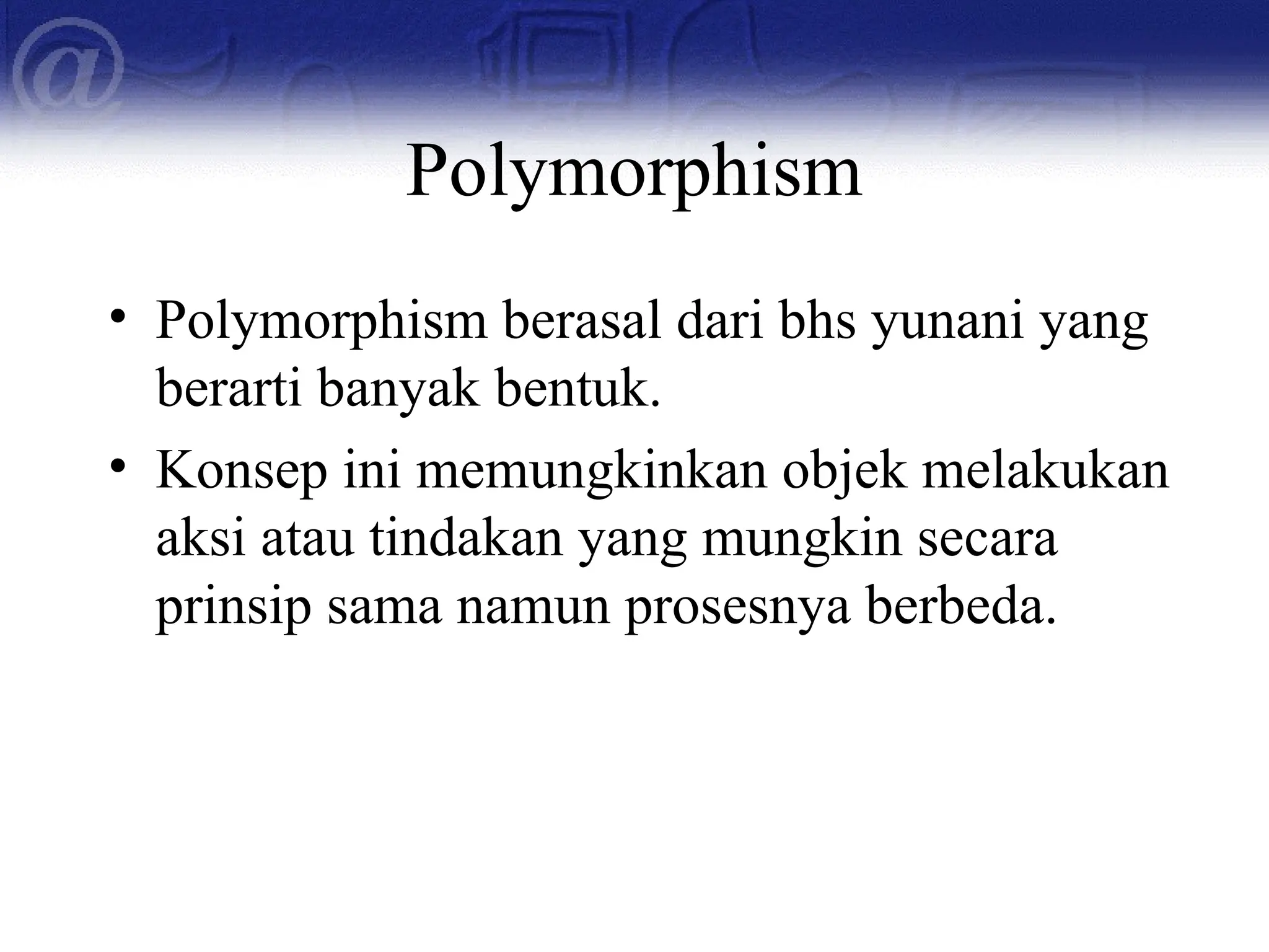 Bab-4.-Polymorphism pemrograman berbasis | PPT