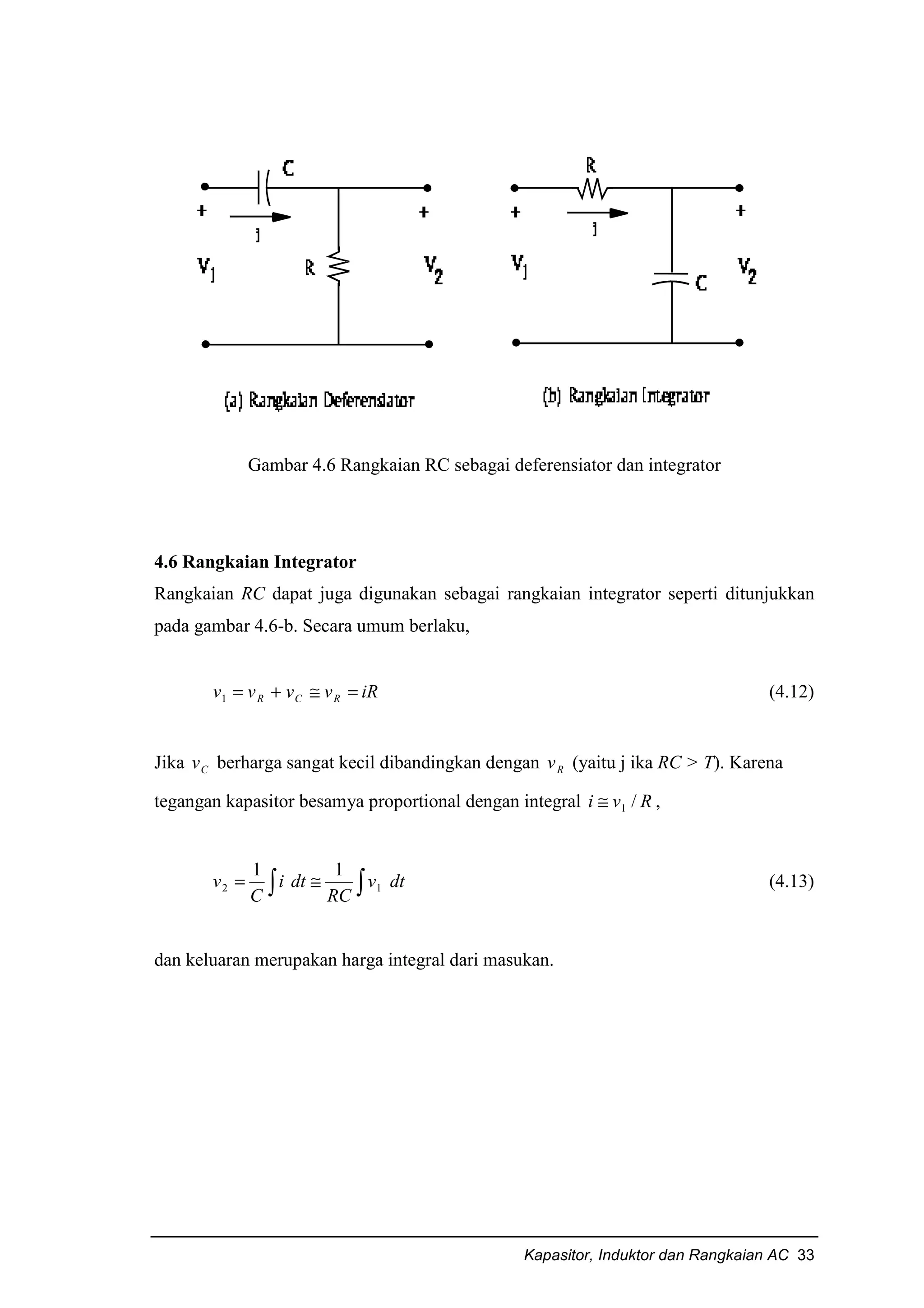 Kapasitor, Induktor, dan Rangkain AC | PDF