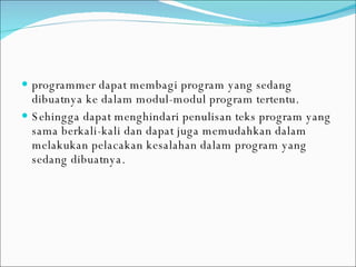 Pemrograman Modular | PPT