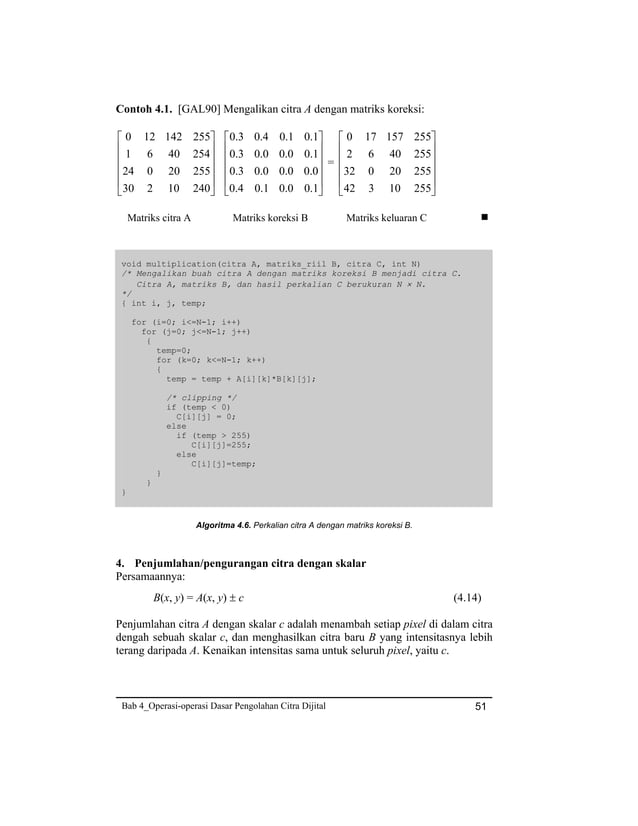 Bab 4 operasi-operasi dasar pengolahan citra dijital | PDF