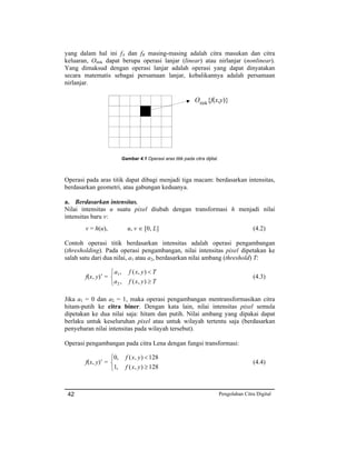 Bab 4 operasi-operasi dasar pengolahan citra dijital | PDF