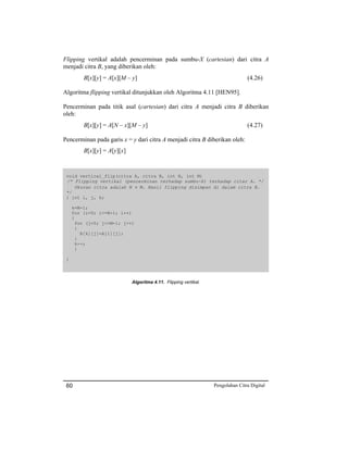 Bab 4 operasi-operasi dasar pengolahan citra dijital | PDF