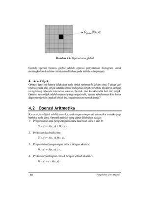 Bab 4 operasi-operasi dasar pengolahan citra dijital | PDF