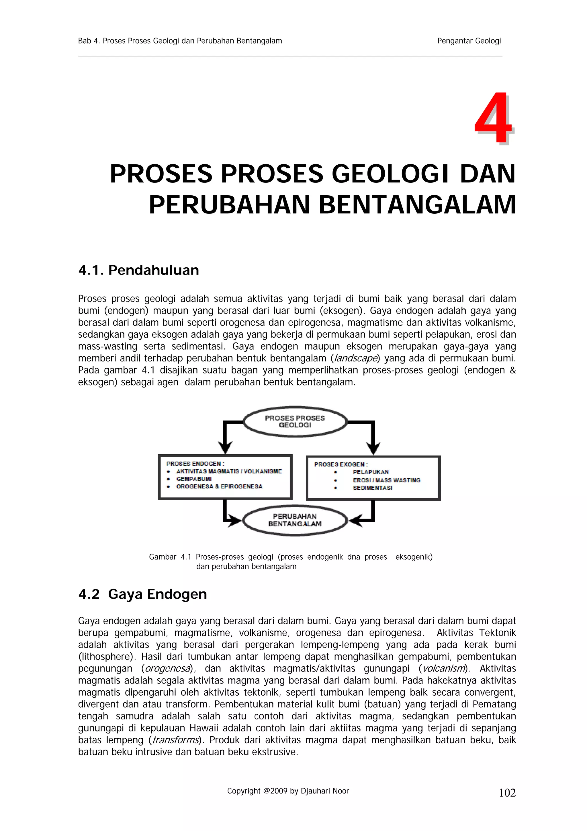 Bab 4+proses+proses+geologi | PDF