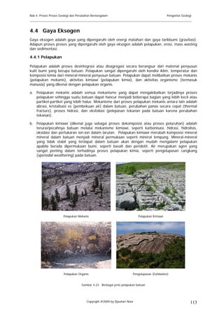 Bab 4+proses+proses+geologi | PDF