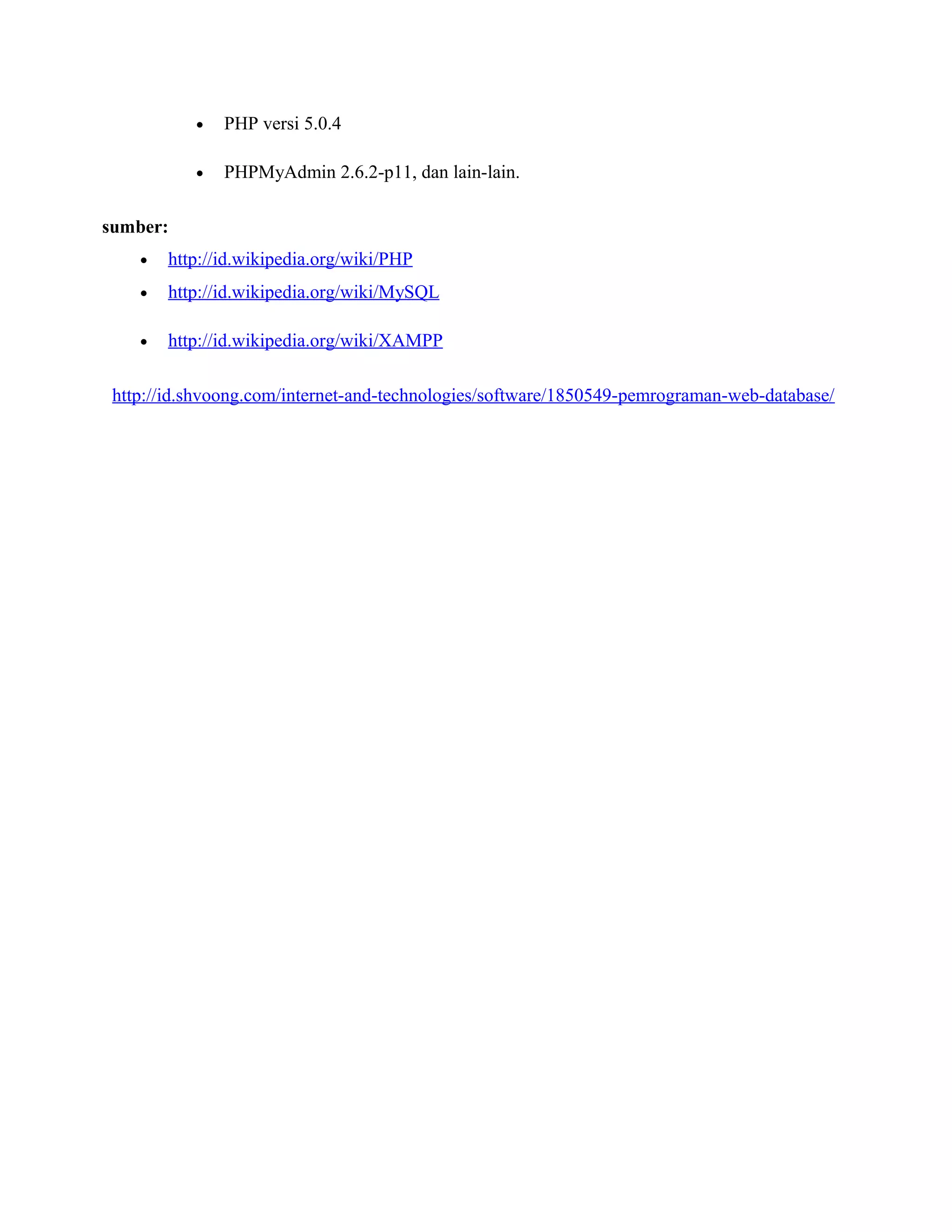 Bab 4 tools-pemrograman-web-dan-database | DOC