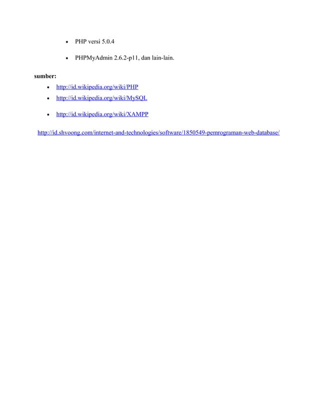 Bab 4 tools-pemrograman-web-dan-database | PDF