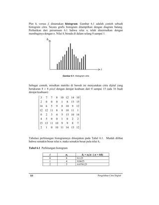 Bab 6 histogram citra | PDF