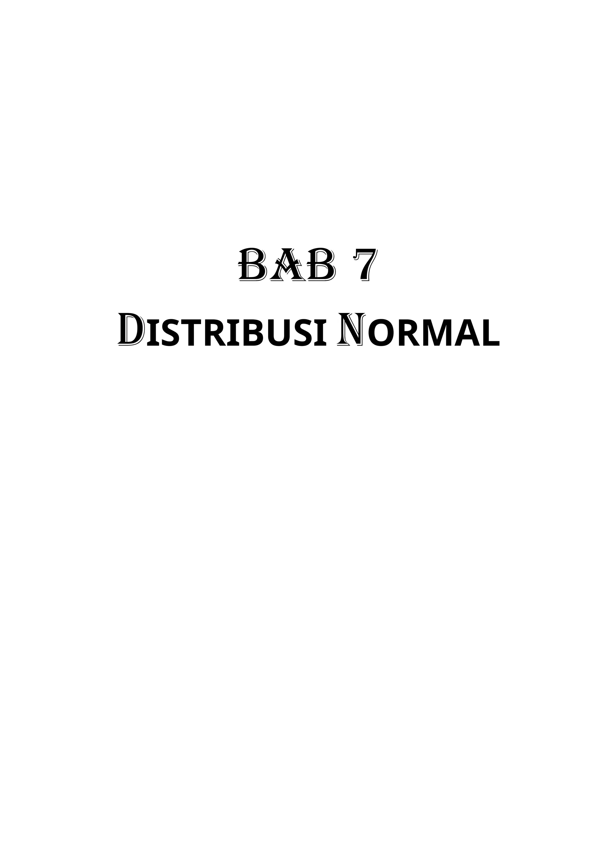 Biostatistik; Statistik : Distribusi-Normal | DOC