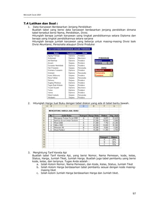 Bab 7-microsoft-excel | PDF