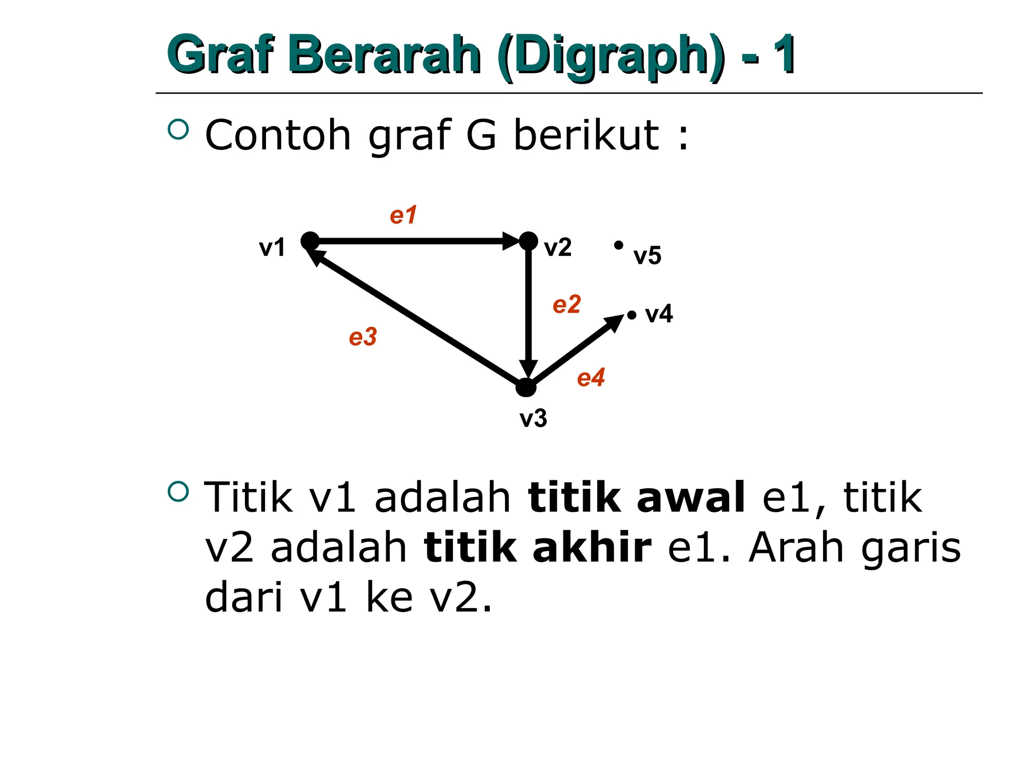 Graf adalah diagram yang digunakan untuk menggambarkan berbagai ...