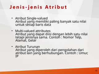 bab 9 Entity Relationship Diagram reference | PPTX