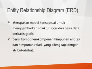 bab 9 Entity Relationship Diagram reference | PPTX
