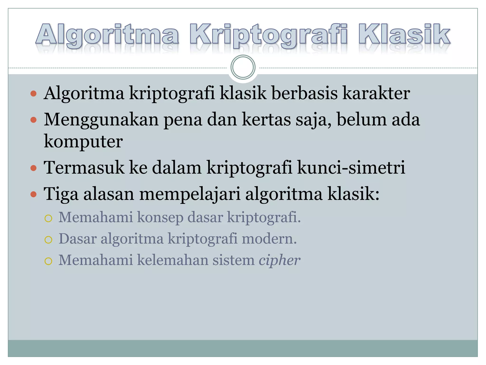 Kriptografi | PPTX