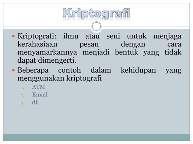 Kriptografi | PPTX