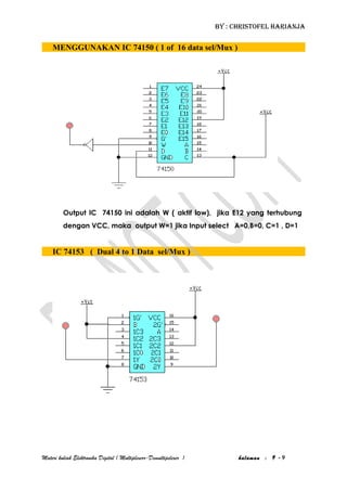 Bab 9-teori-dan-pratikum-multiplexer-dan-demultiplexer | DOC