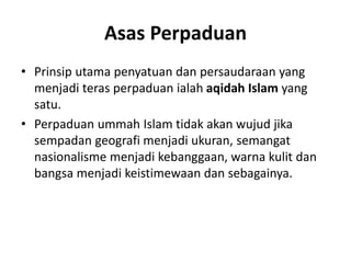 Perpaduan Ummah | PPT