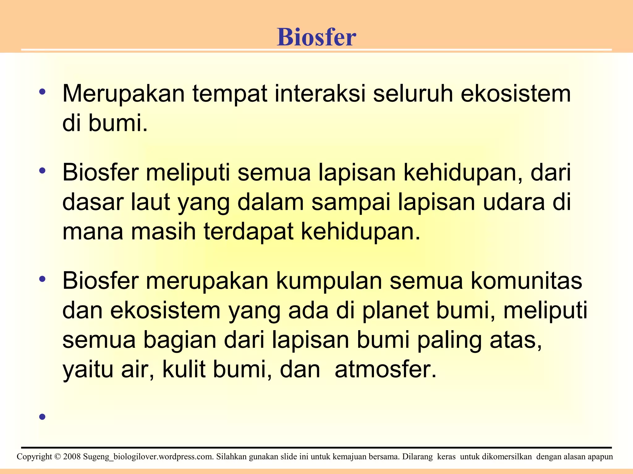 Bab ekologi1 SMA kelas X IPA | PPT