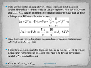 Bab ii-dioda-semikonduktor | PPT