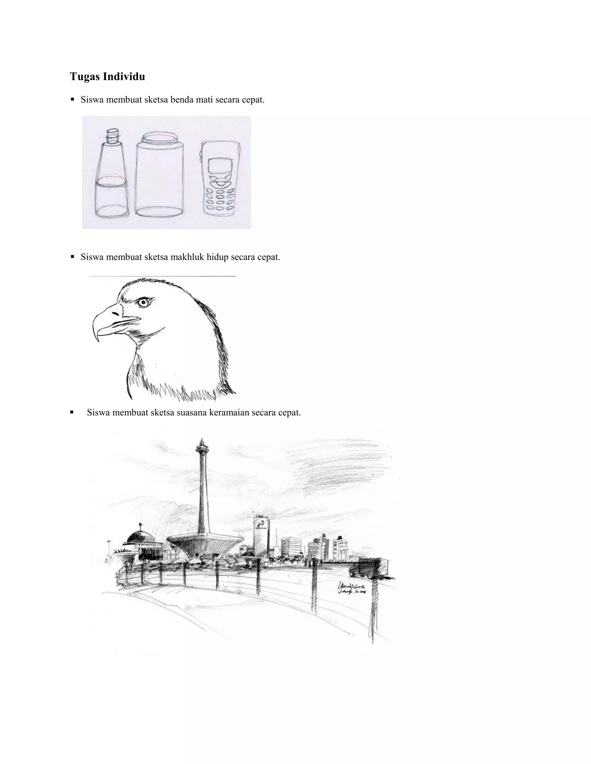 Bab ii-membuat-sketsa | PDF