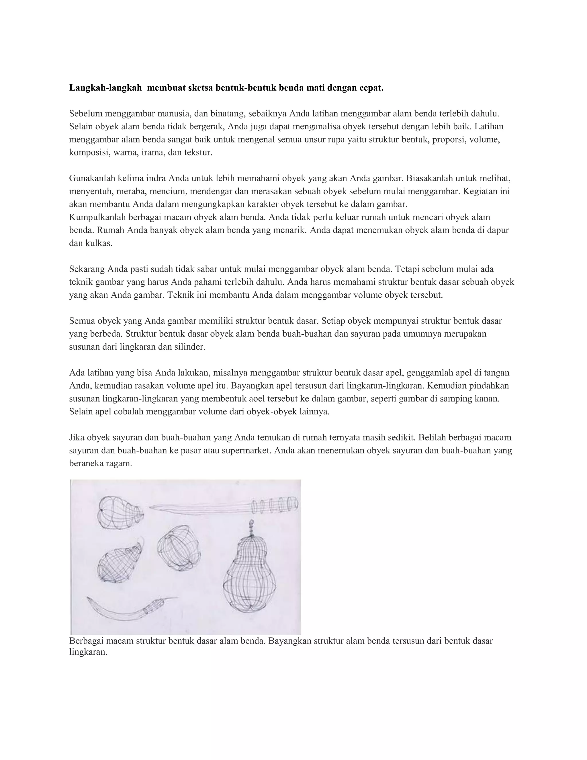 Bab ii-membuat-sketsa | PDF