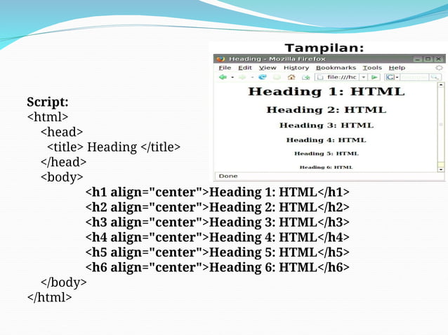 Pengertian dan penjelasan HTML jeni-jenisnya | PPT