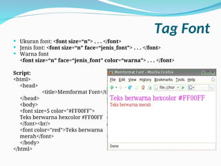 Pengertian dan penjelasan HTML jeni-jenisnya | PPT